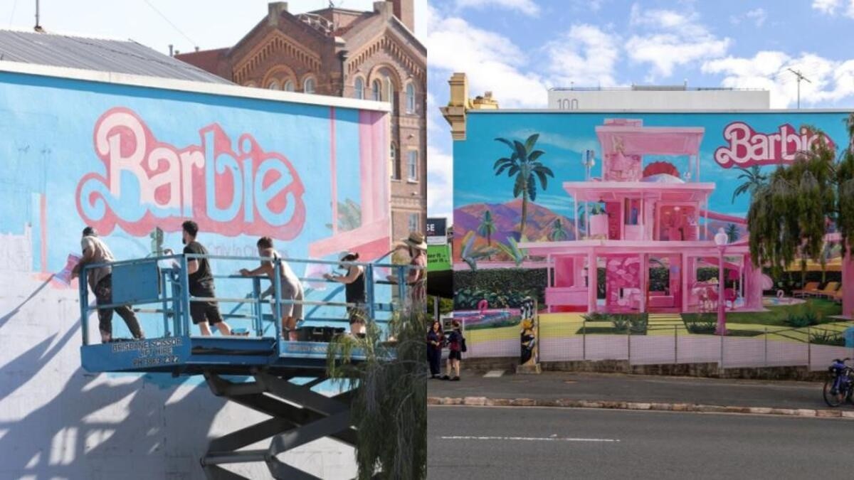 La casa de Barbie se inmortaliza con este espectacular mural en ...