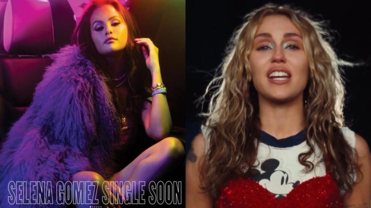 ¿Eres team Selena Gomez o Miley Cyrus? ¡Ambas estrenan video el mismo ...