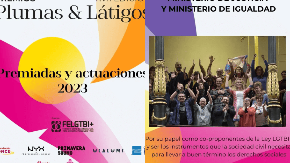 La FELGTBI+ reconoce con los "Premios Pluma 2023" a los ministerios de ...