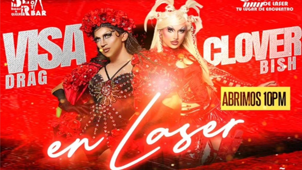 Visa Drag y Clover Bish darán show drag hoy en Cancún, ¡asiste ...